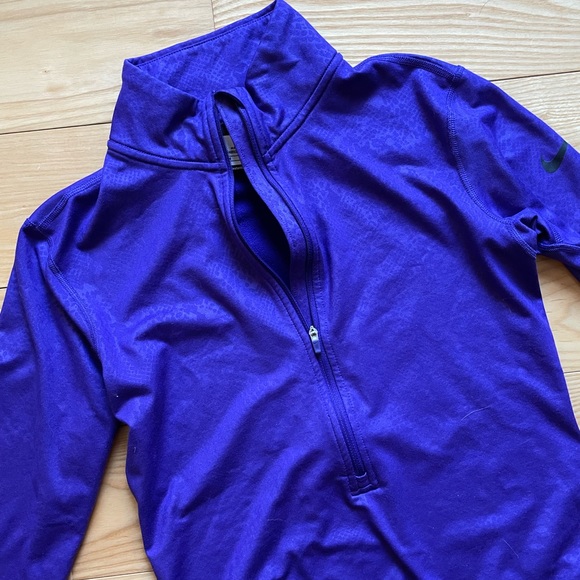 Nike | Tops | Purple Snake Pattern Nike 2 Zip | Poshmark